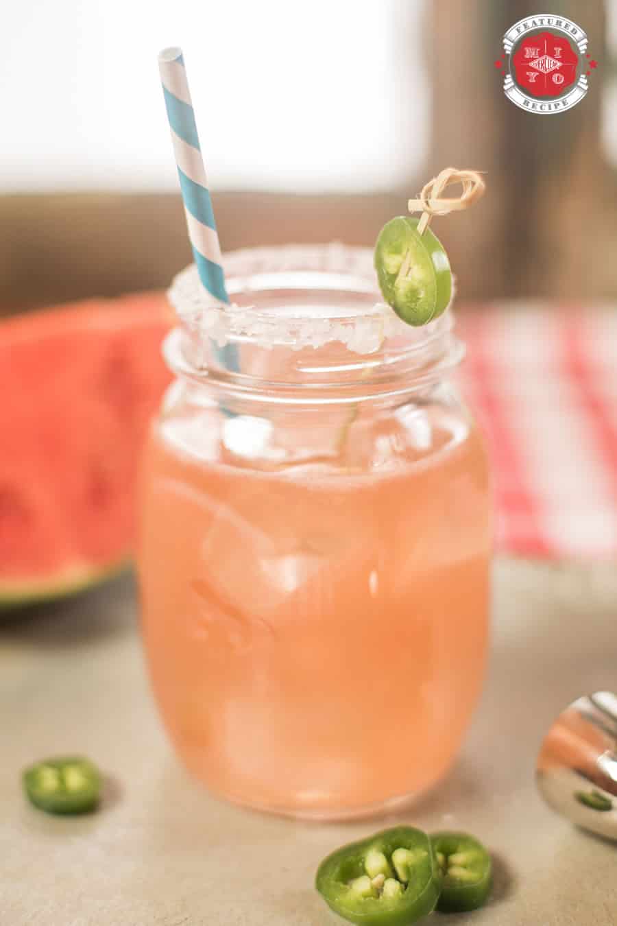 Watermelon Jalapeno Margarita - Everclear